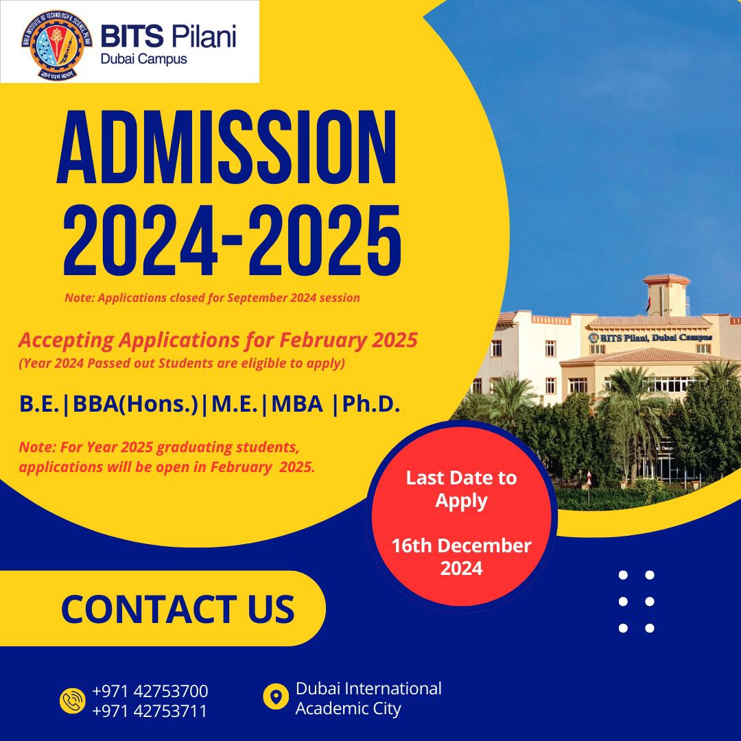 BITS Pilani, Dubai Campus