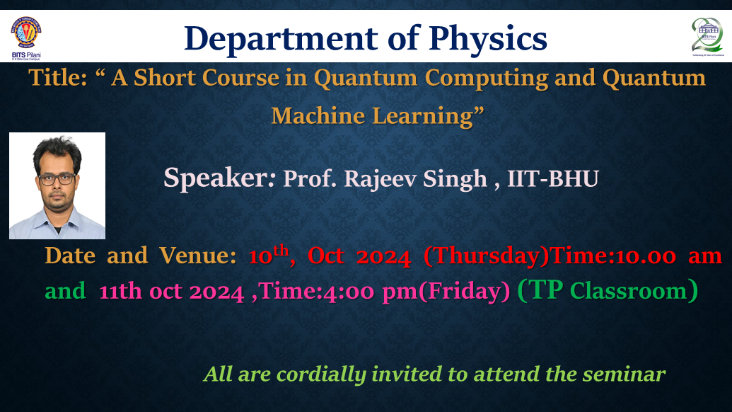 Physics - BITS Pilani